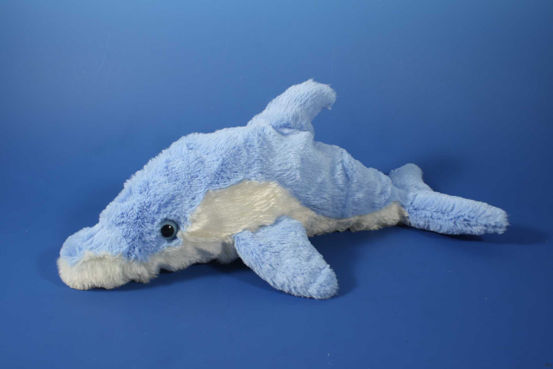 Stofftier Delphin, blau "Delfim"